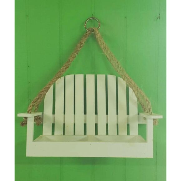 Coker Creek Mountain Crafts | Accents | Wooden Hanging White Bird ...